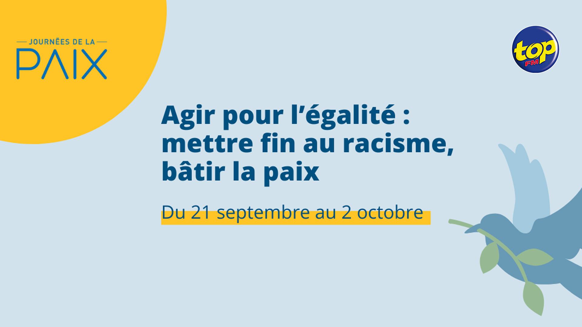 Journée mondiale de la Paix : « Nous sommes sur un volcan », affirme le ...