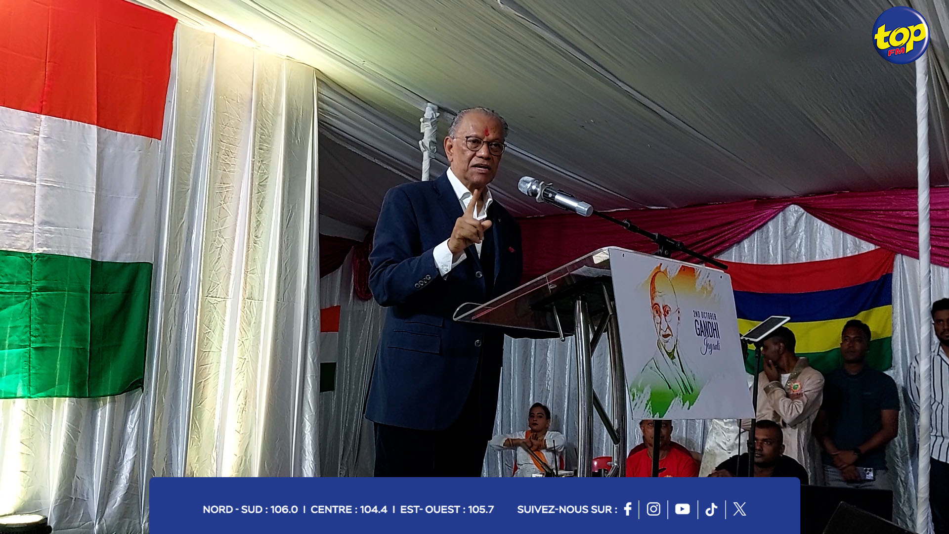 Célébration du Gandhi Jayanti : Le Dr Ramgoolam appelle à l’unité et à ...